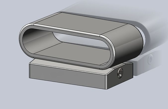 ALP Adjustable Truck Bumper Sensor Holder 3D model 3D printable | CGTrader