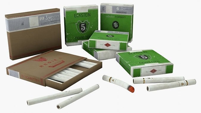 3D model German Cigarettes WWII VR / AR / low-poly | CGTrader