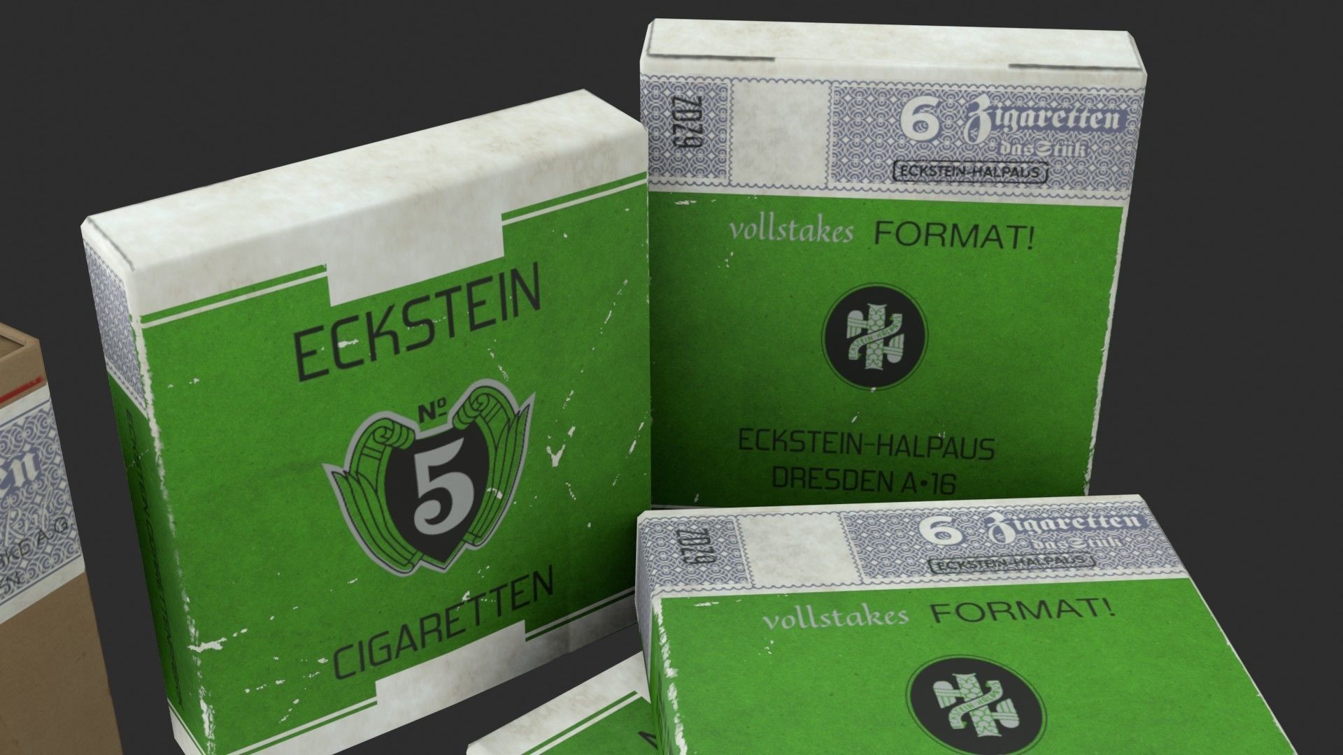 3D model German Cigarettes WWII VR / AR / low-poly | CGTrader