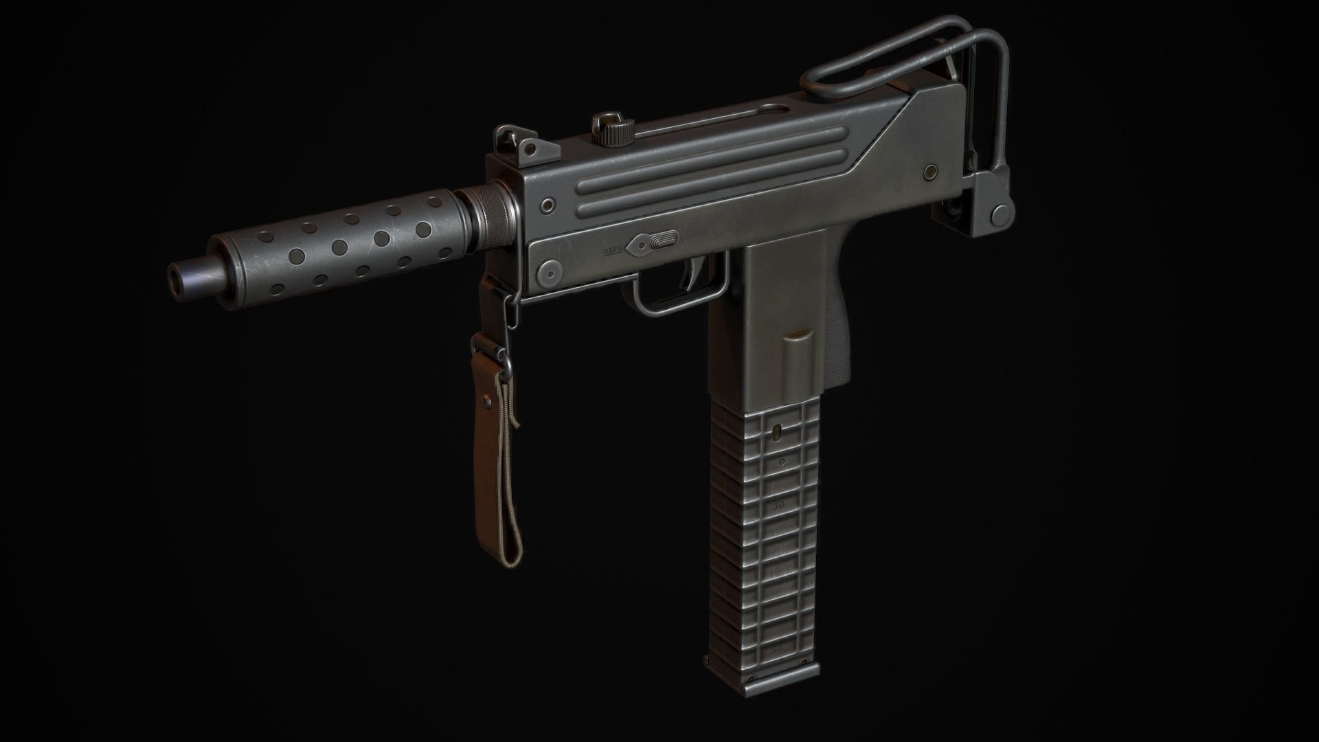 3D model UZI Mac 10 Mini Mac 10 VR / AR / low-poly | CGTrader