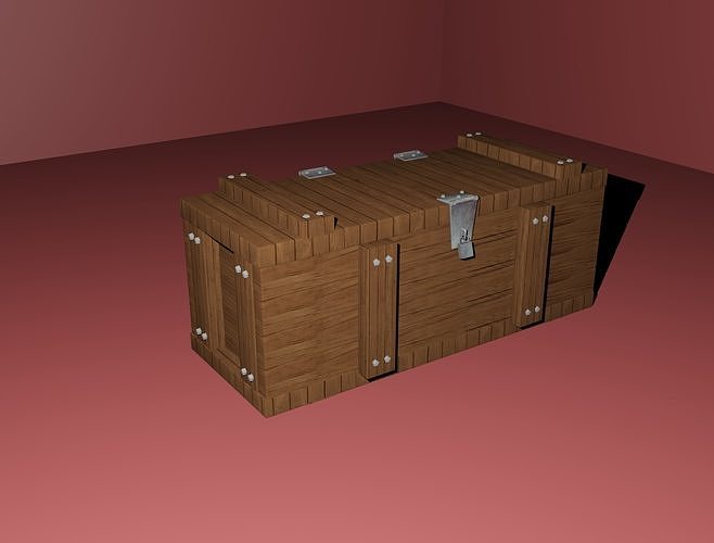 High detail chest 3D model | CGTrader
