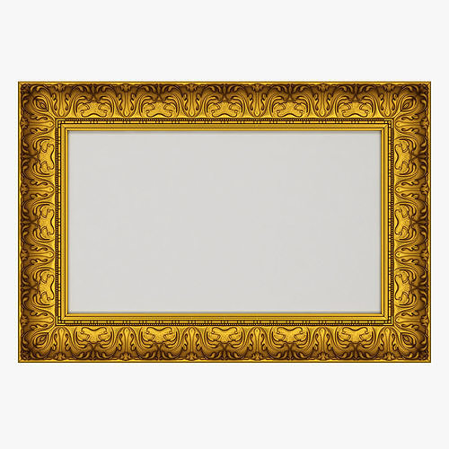 Frame picture gold v8 3D model | CGTrader