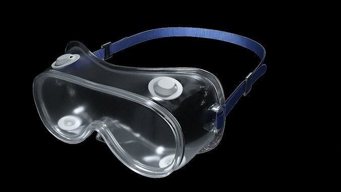 3D model Safety goggles glasses VR / AR / low-poly | CGTrader