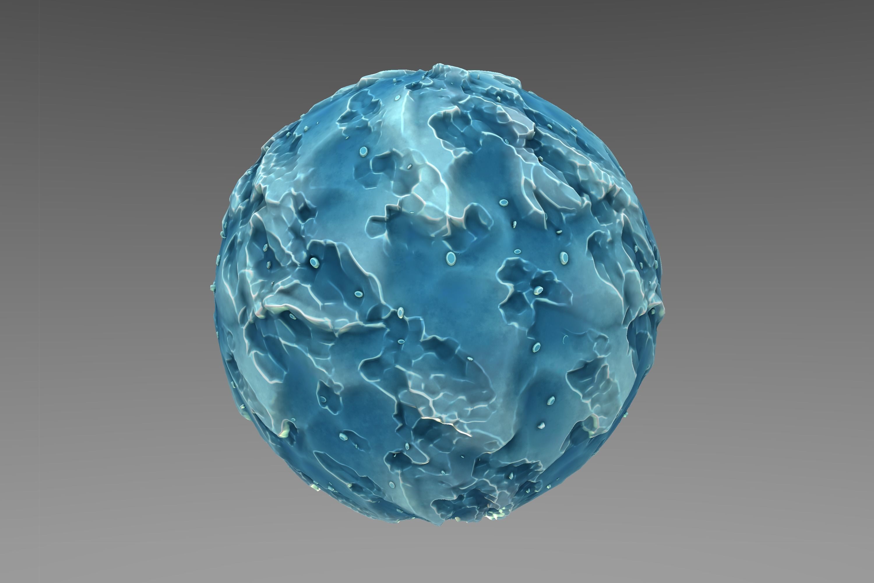 Ice - Stylised PBR Texture - Material 3D model | CGTrader