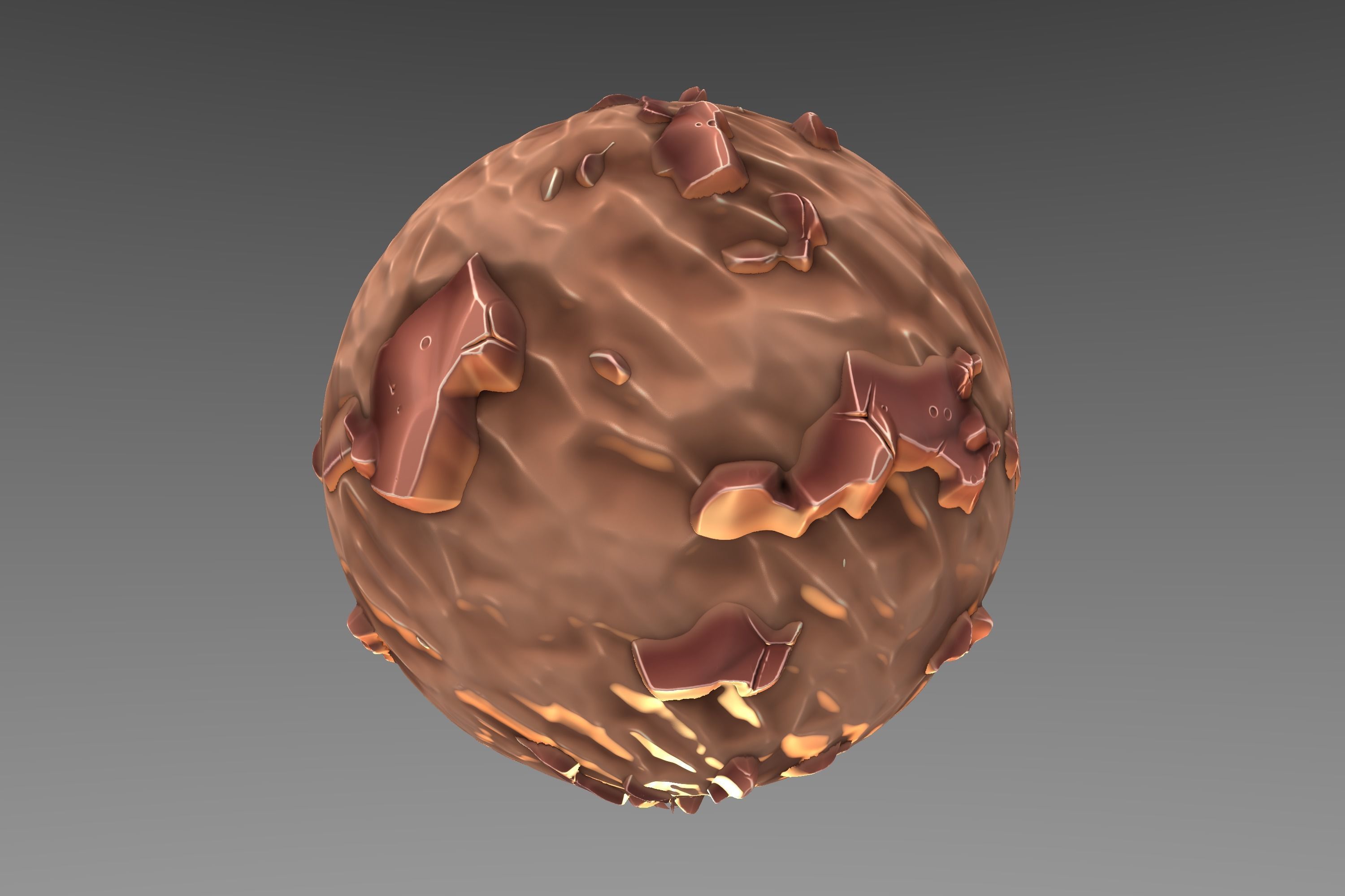 Mars - Stylised PBR Texture - Material 3D model | CGTrader