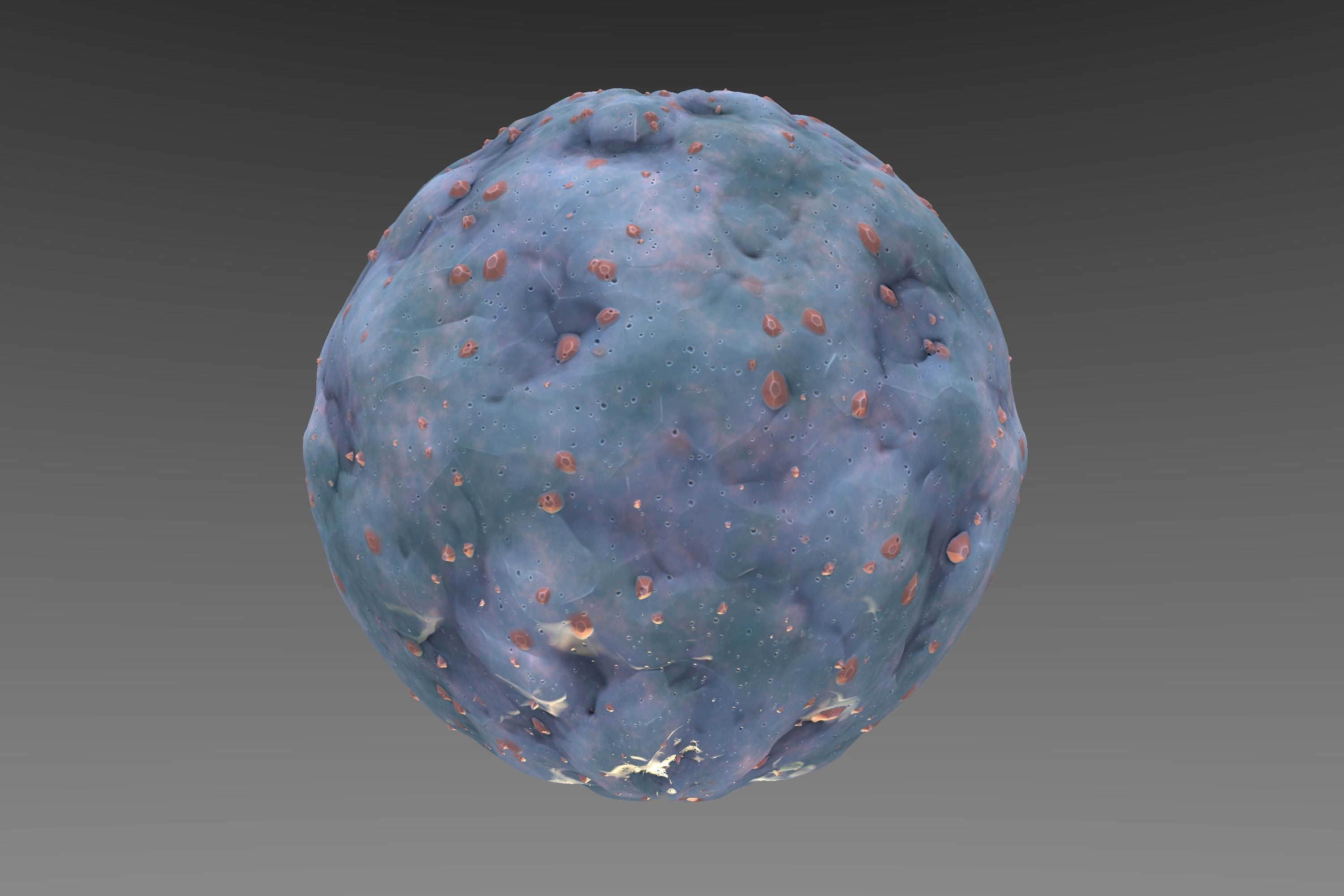 Moon - Stylised PBR Texture - Material 3D model | CGTrader