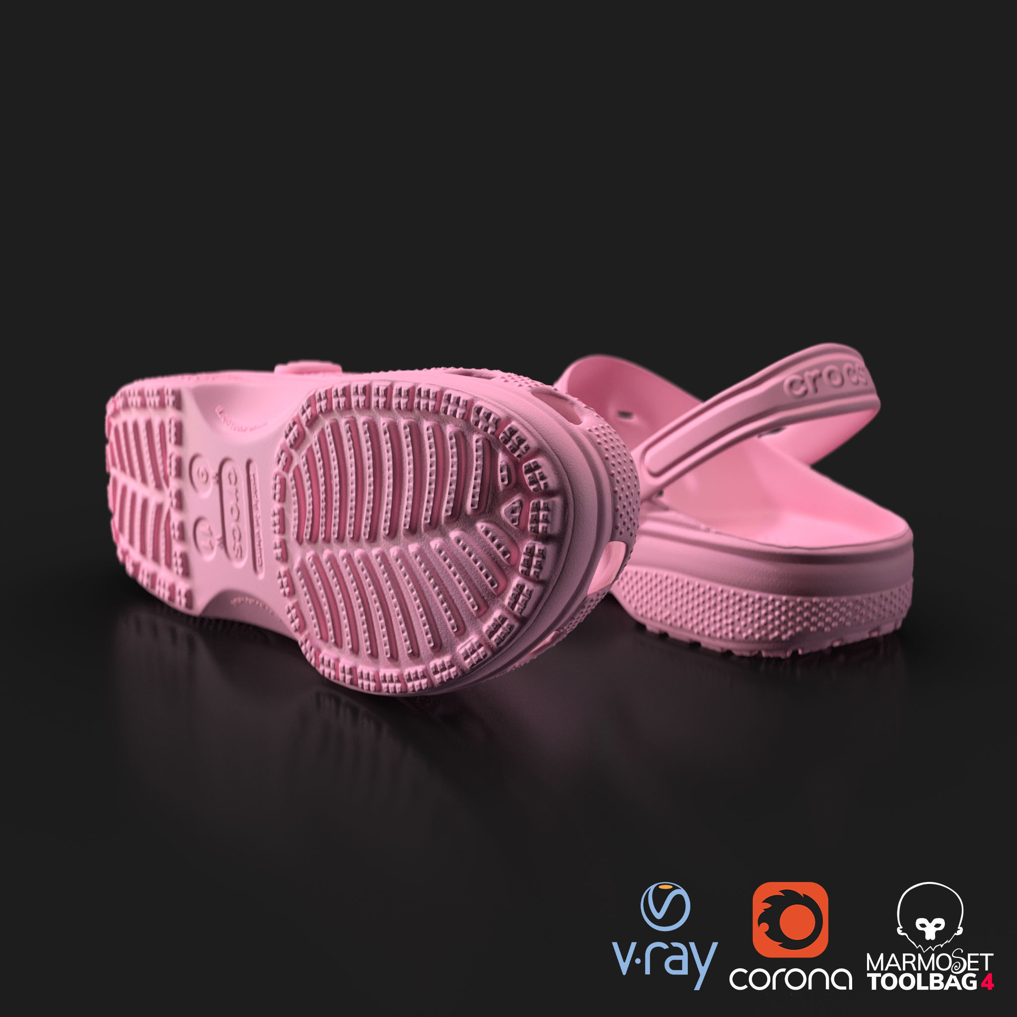 3D model Crocs Classic 3D Model VR / AR / low-poly | CGTrader