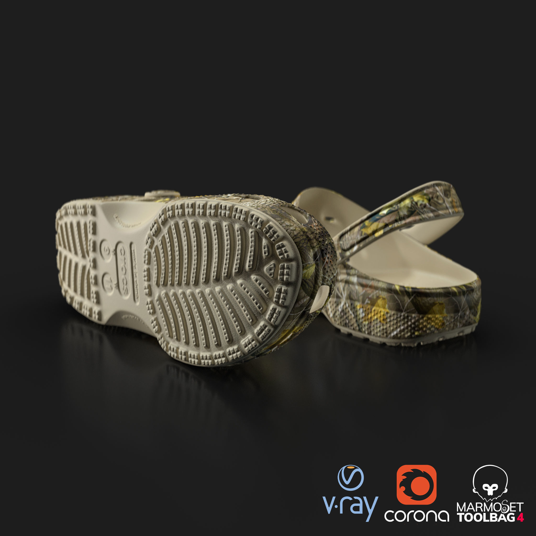 3D model Crocs Classic 3D Model VR / AR / low-poly | CGTrader