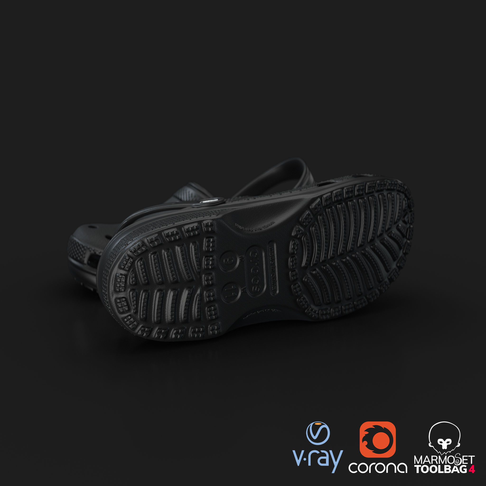 3D model Crocs Classic 3D Model VR / AR / low-poly | CGTrader