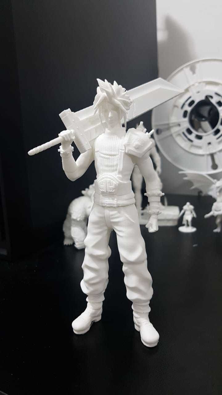 Cloud - Final Fantasy 3D model 3D printable | CGTrader
