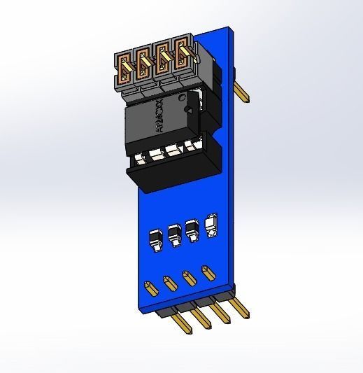 Module PCB Memory ATC24XX for Arduino 3D model 3D printable | CGTrader