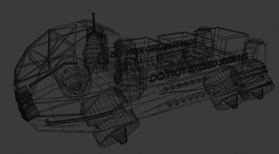 Sci-Fi Hover Truck free VR / AR / low-poly 3D model | CGTrader