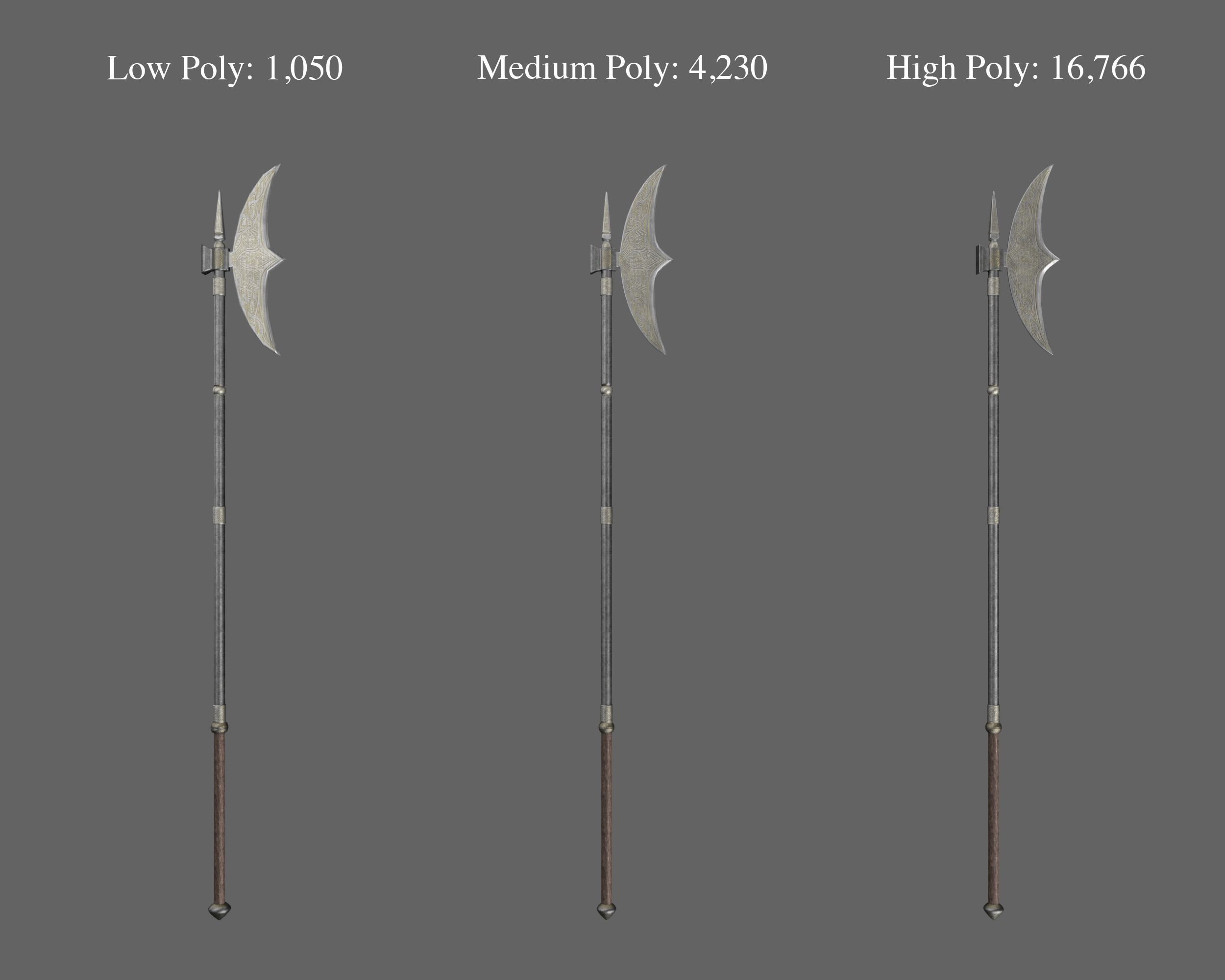 3D model Ancient Indo Persian Scythe VR / AR / low-poly | CGTrader