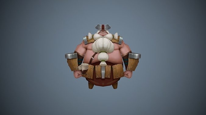 3D model Dwarf Shop Owner --P5 VR / AR / low-poly | CGTrader