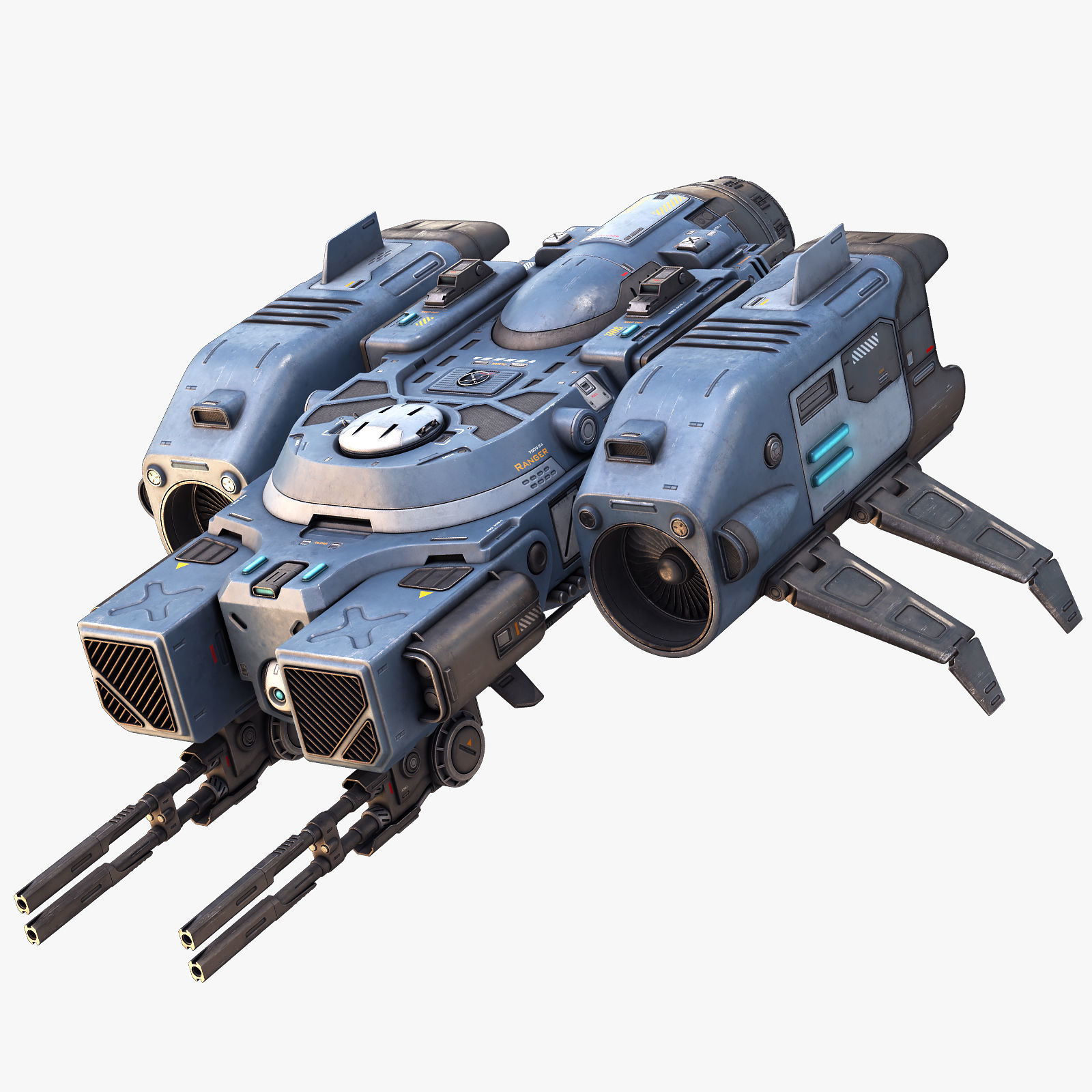 Ranger Spaceship 3D model | CGTrader