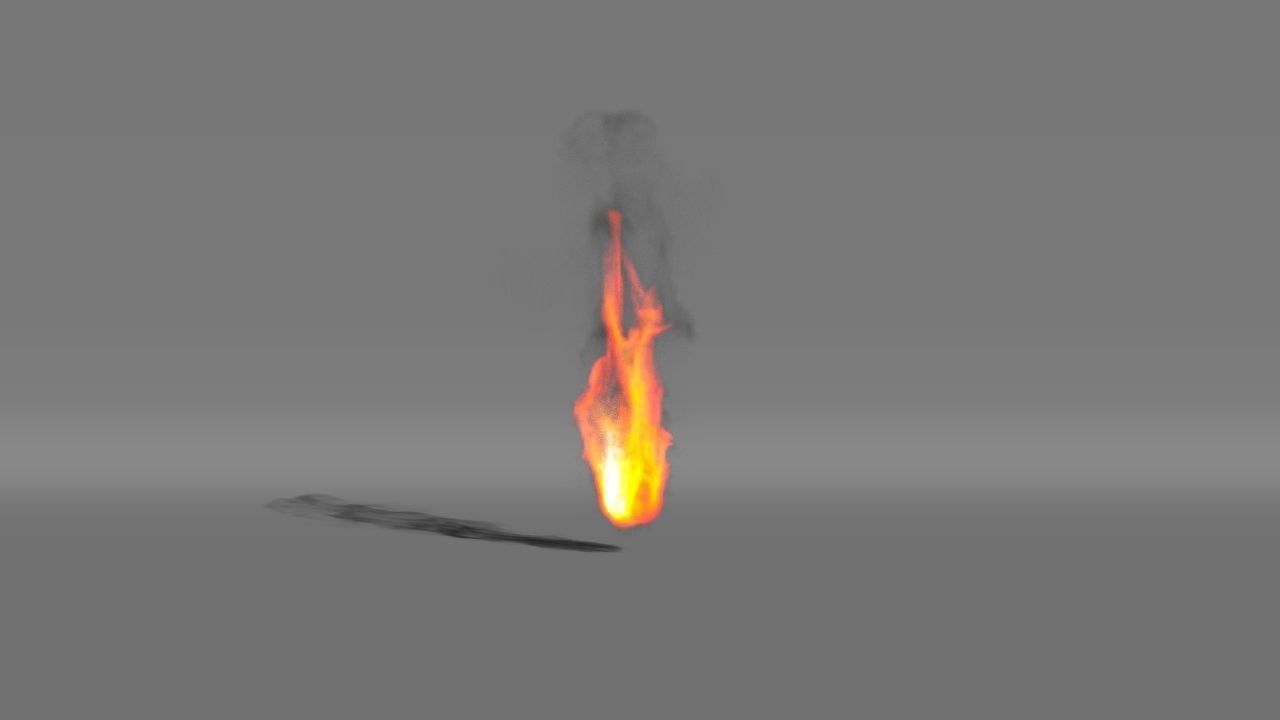 Fire v001 free VR / AR / low-poly 3D model | CGTrader