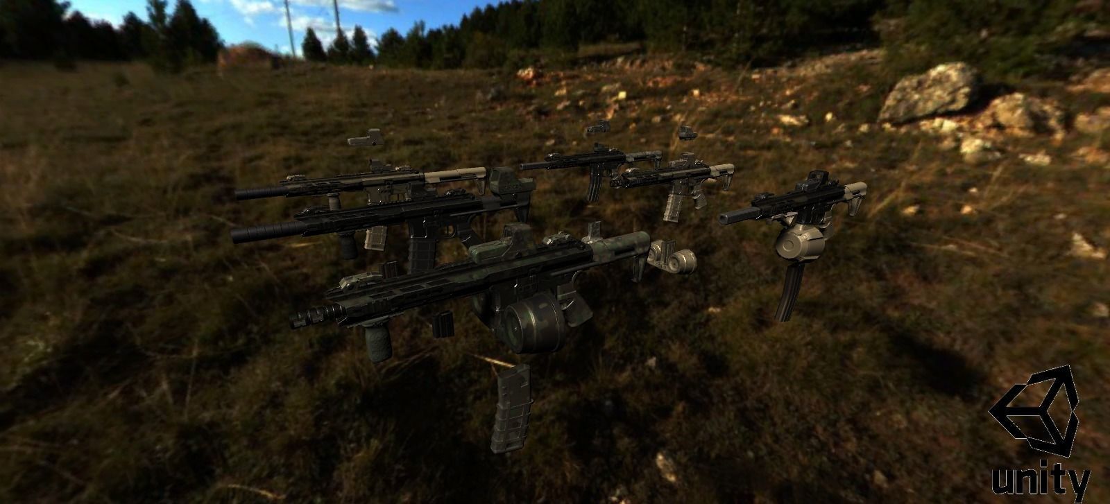 3D model Modular Combat Rifle-Close Quarter Combat Variant VR / AR ...