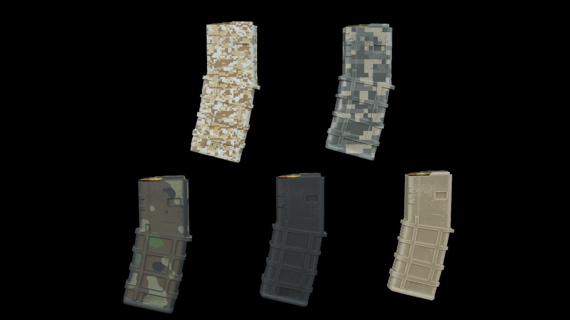 3D model Modular Combat Rifle-Close Quarter Combat Variant VR / AR ...