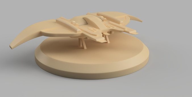 SpaceShip Miniature 3D model 3D printable | CGTrader