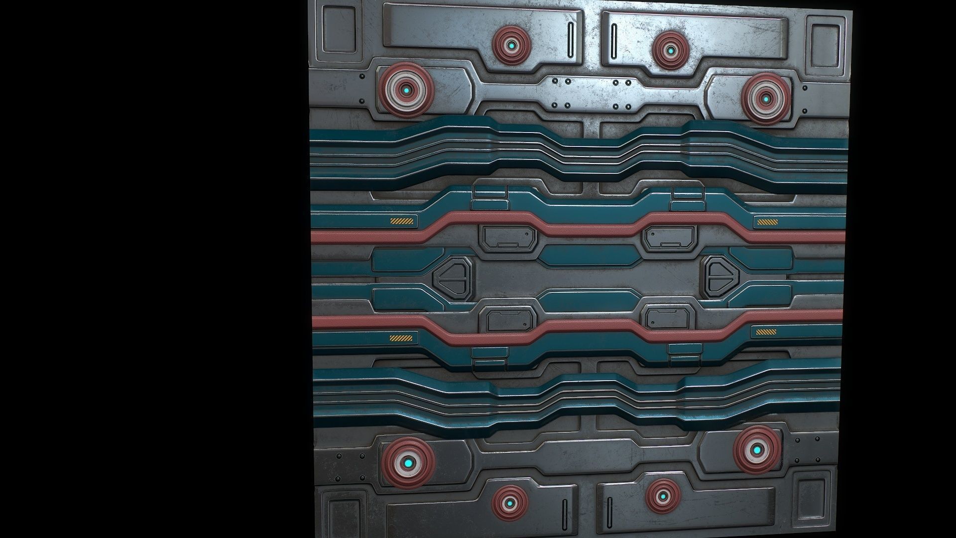 Texture Sci fi panels tileable detailed textures VR / AR / low-poly ...