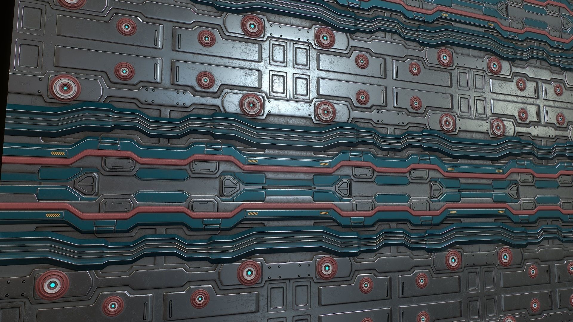 Texture Sci fi panels tileable detailed textures VR / AR / low-poly ...