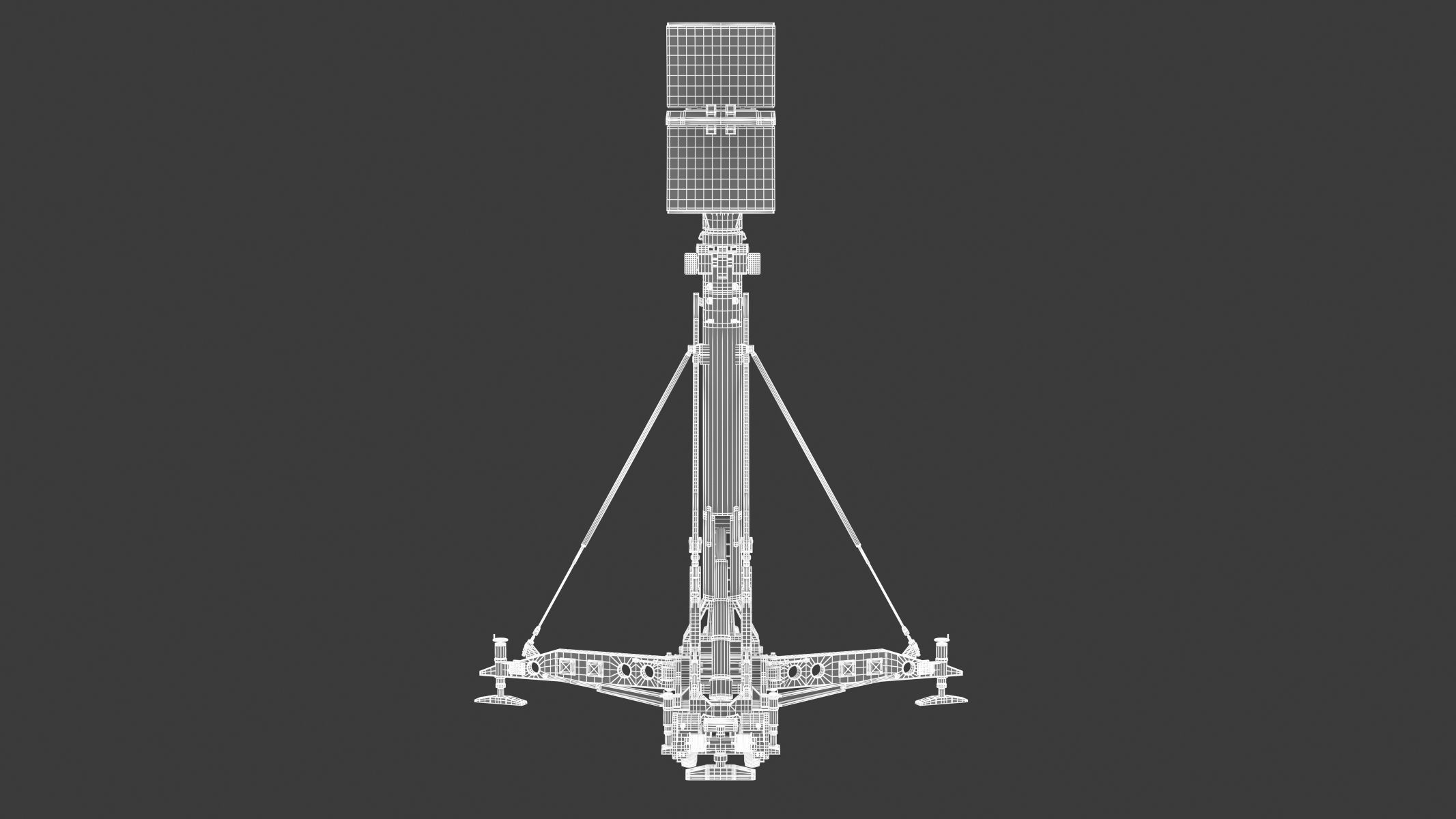 40V6MD Clam Shell Mast Radar 3D model | CGTrader