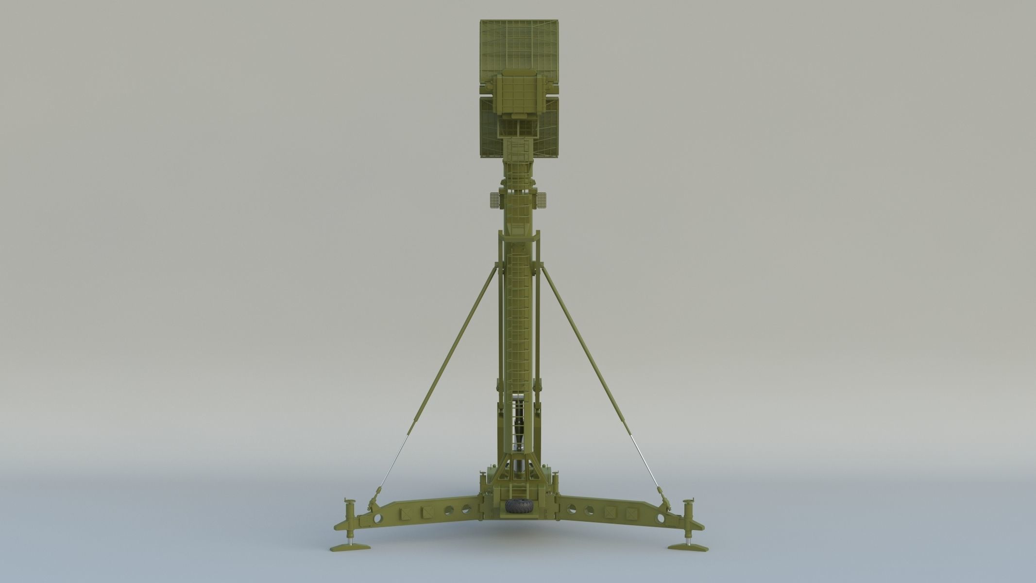 40V6MD Clam Shell Mast Radar 3D model | CGTrader