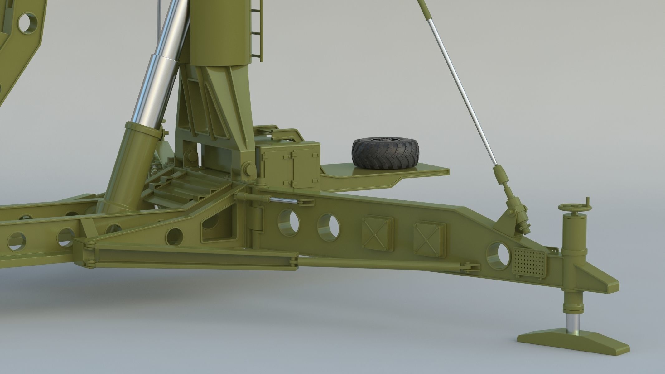 40V6MD Clam Shell Mast Radar 3D model | CGTrader