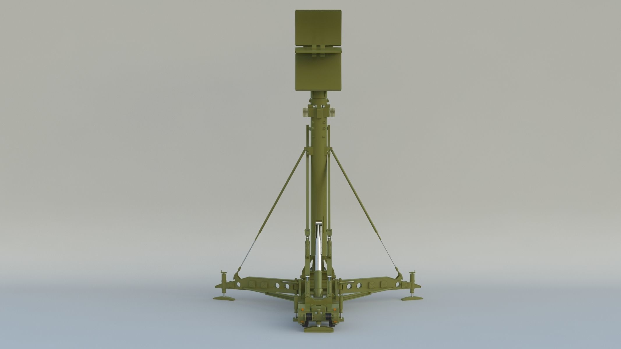 40V6MD Clam Shell Mast Radar 3D model | CGTrader