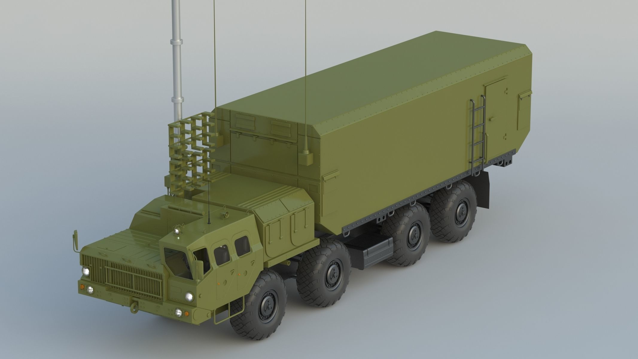 Command Post 55K6E 3D model | CGTrader