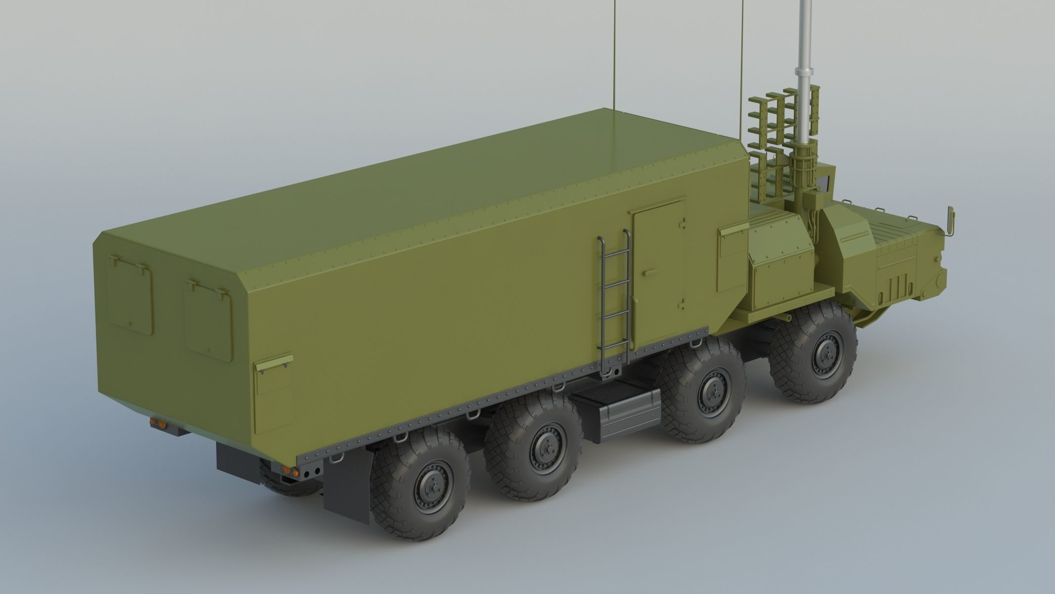 Command Post 55K6E 3D model | CGTrader