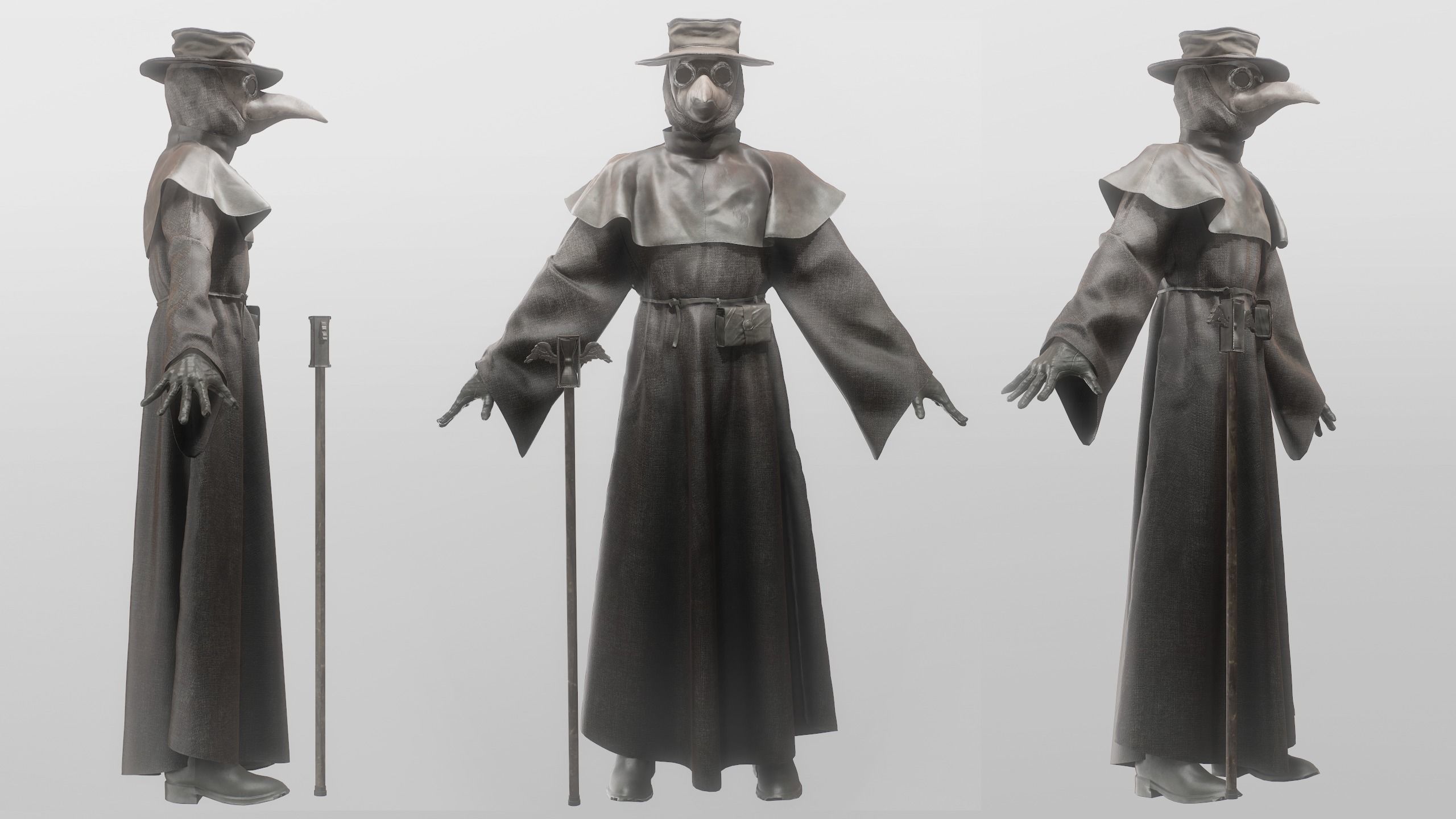 The plague doctor 3D model | CGTrader