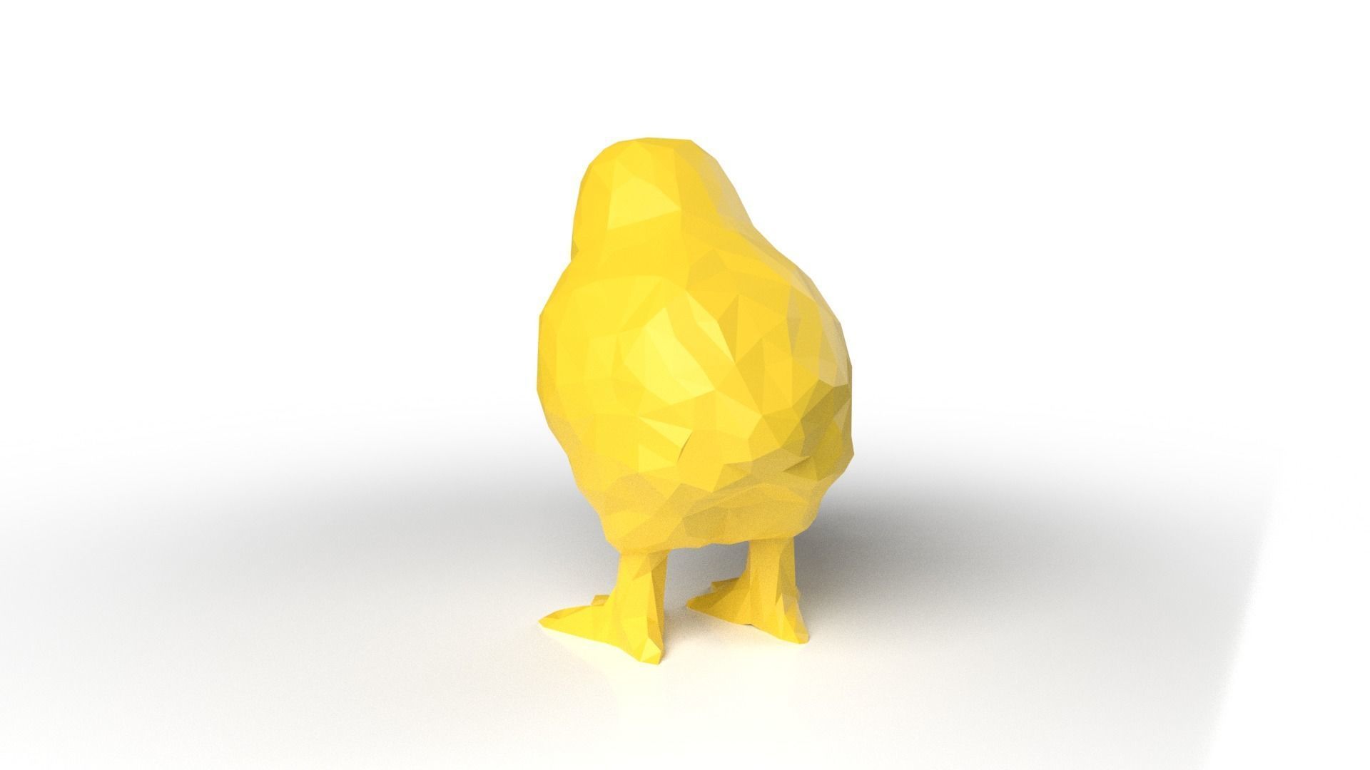 3D model Chick Low Poligonal VR / AR / low-poly | CGTrader