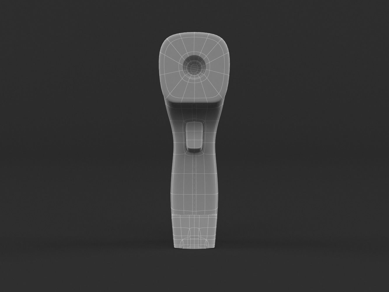 Digital Infrared Forehead Thermometer 3D model | CGTrader