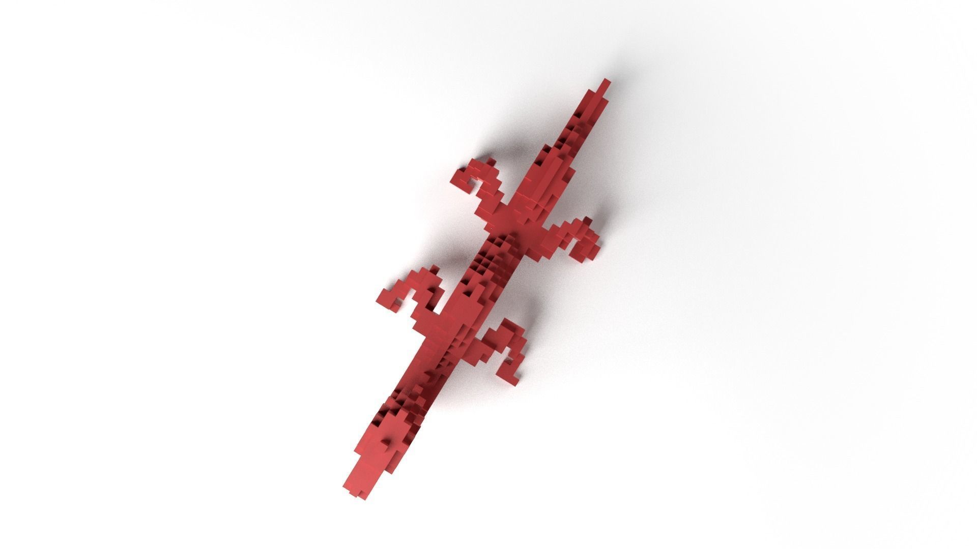 3D model Dragon Minecraft Voxel VR / AR / low-poly | CGTrader