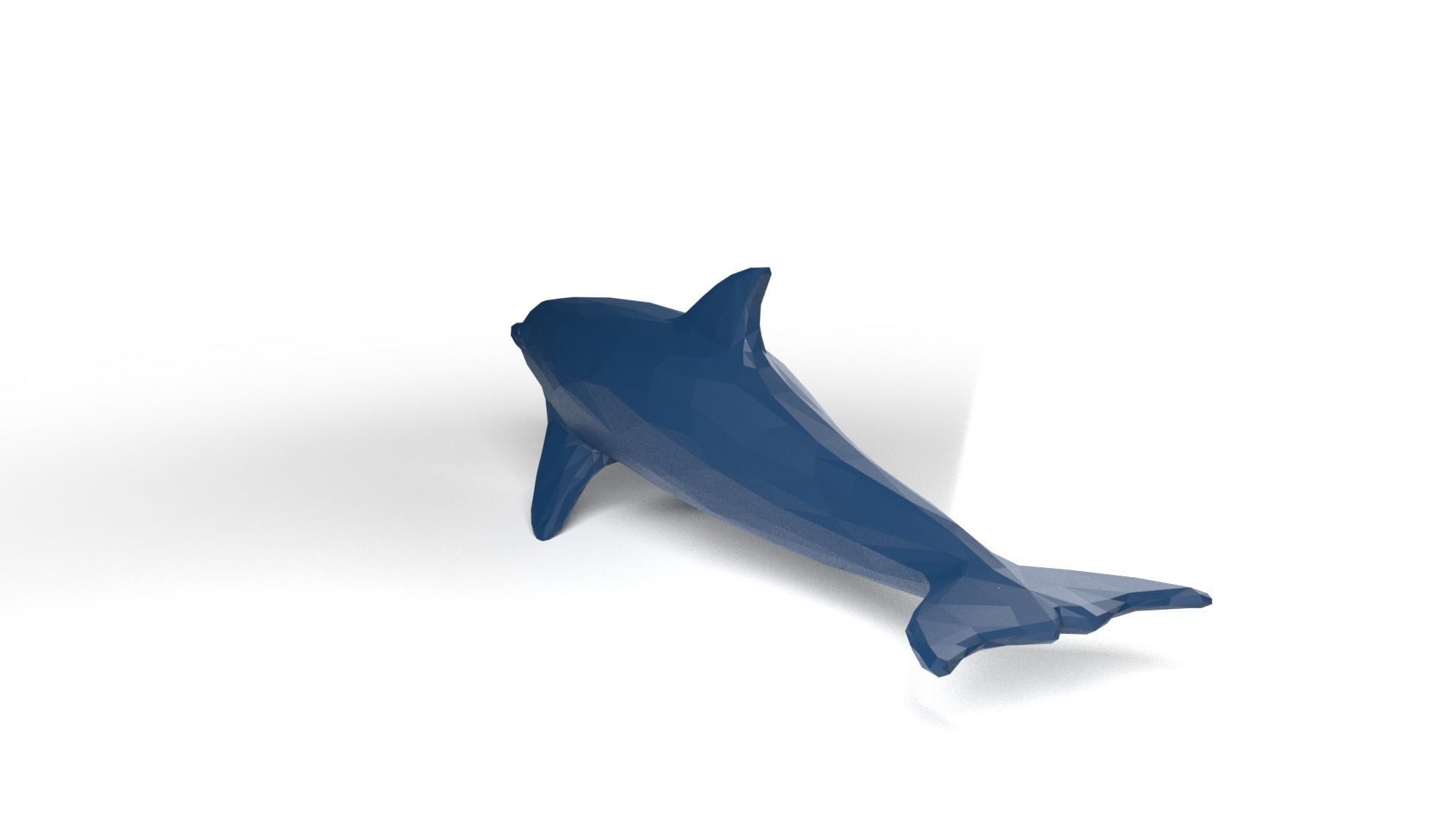 3D model Dolphin Low Poligonal VR / AR / low-poly | CGTrader