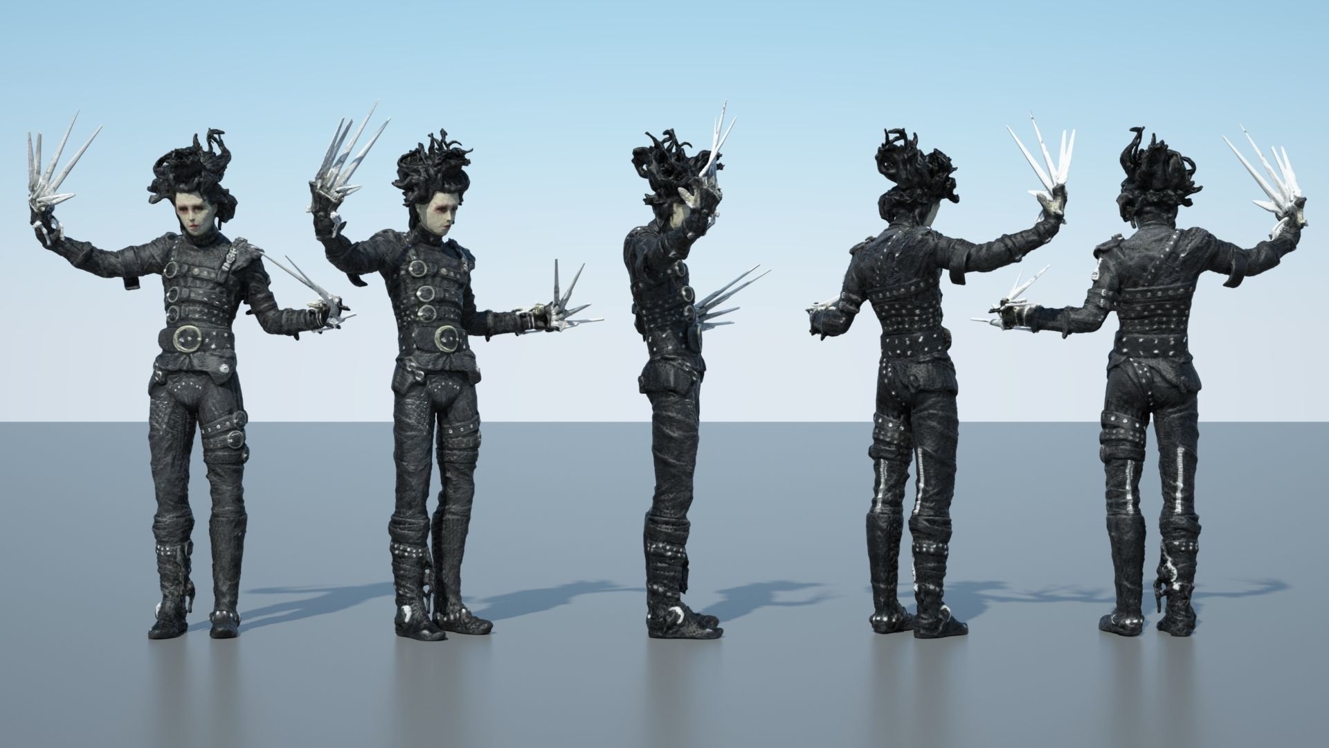 Edward Scissorhands Action Figure 3D model | CGTrader
