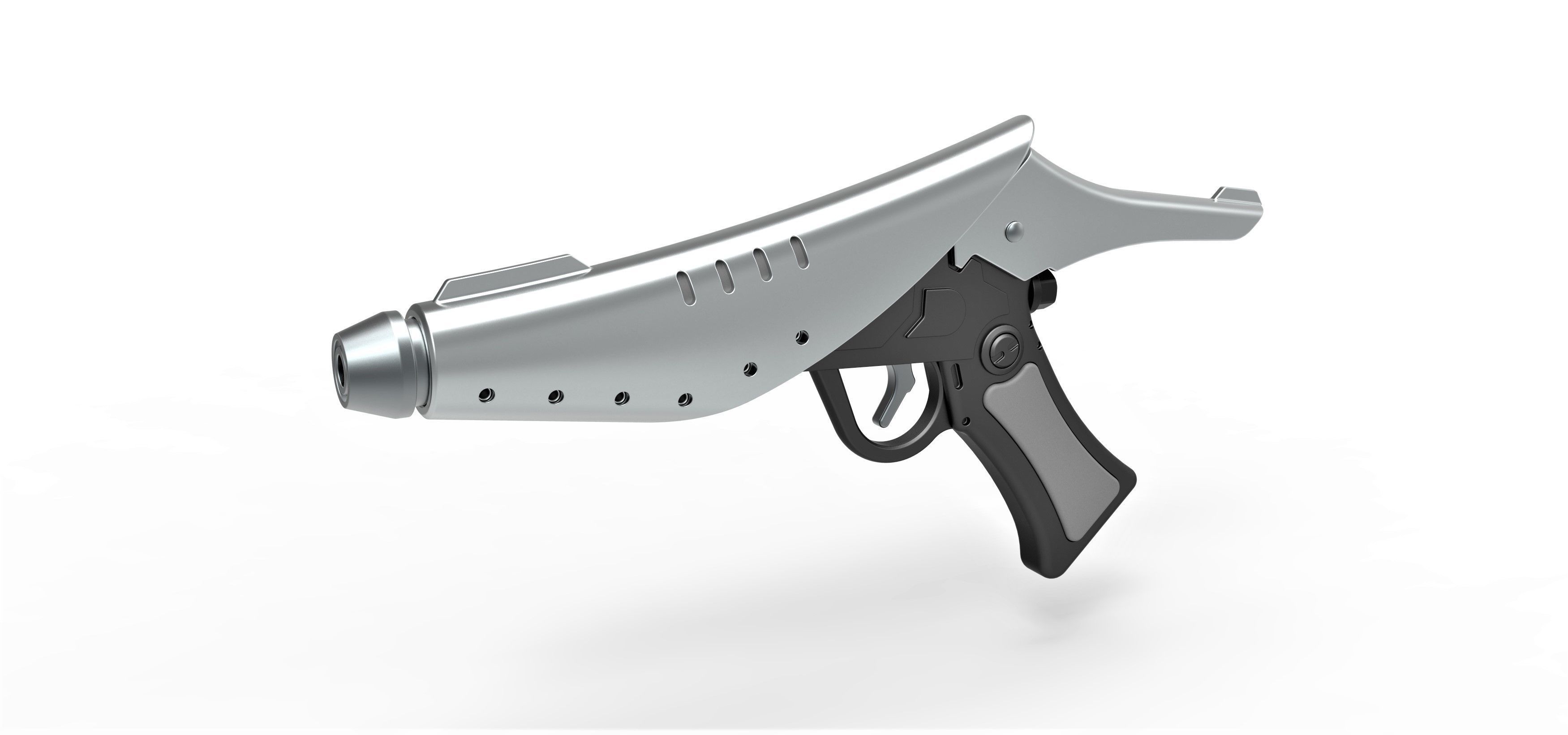 Alderaan blaster pistol from Star Wars Revenge of the Sith 3D model ...