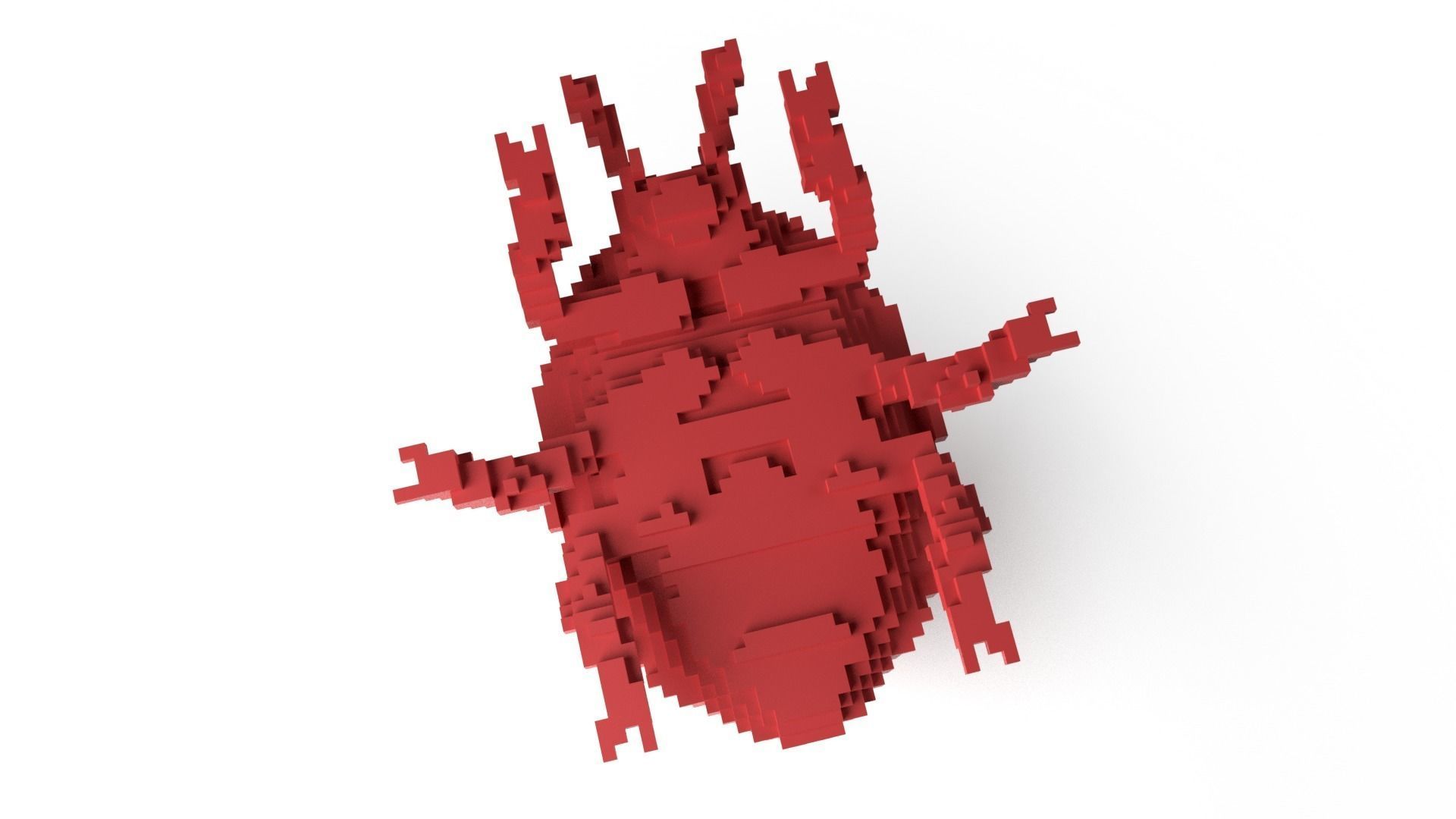 3D model Ladybird Minecraft Voxel VR / AR / low-poly | CGTrader