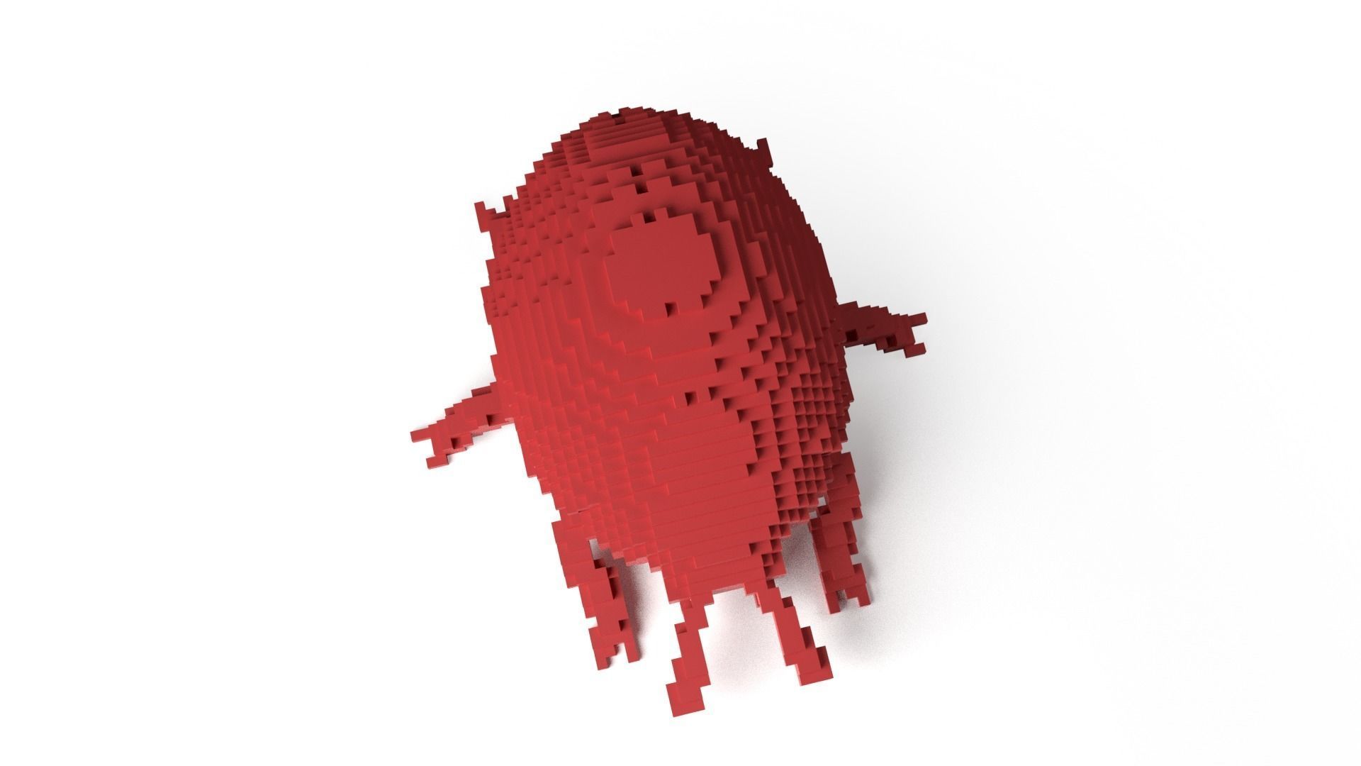 3D model Ladybird Minecraft Voxel VR / AR / low-poly | CGTrader