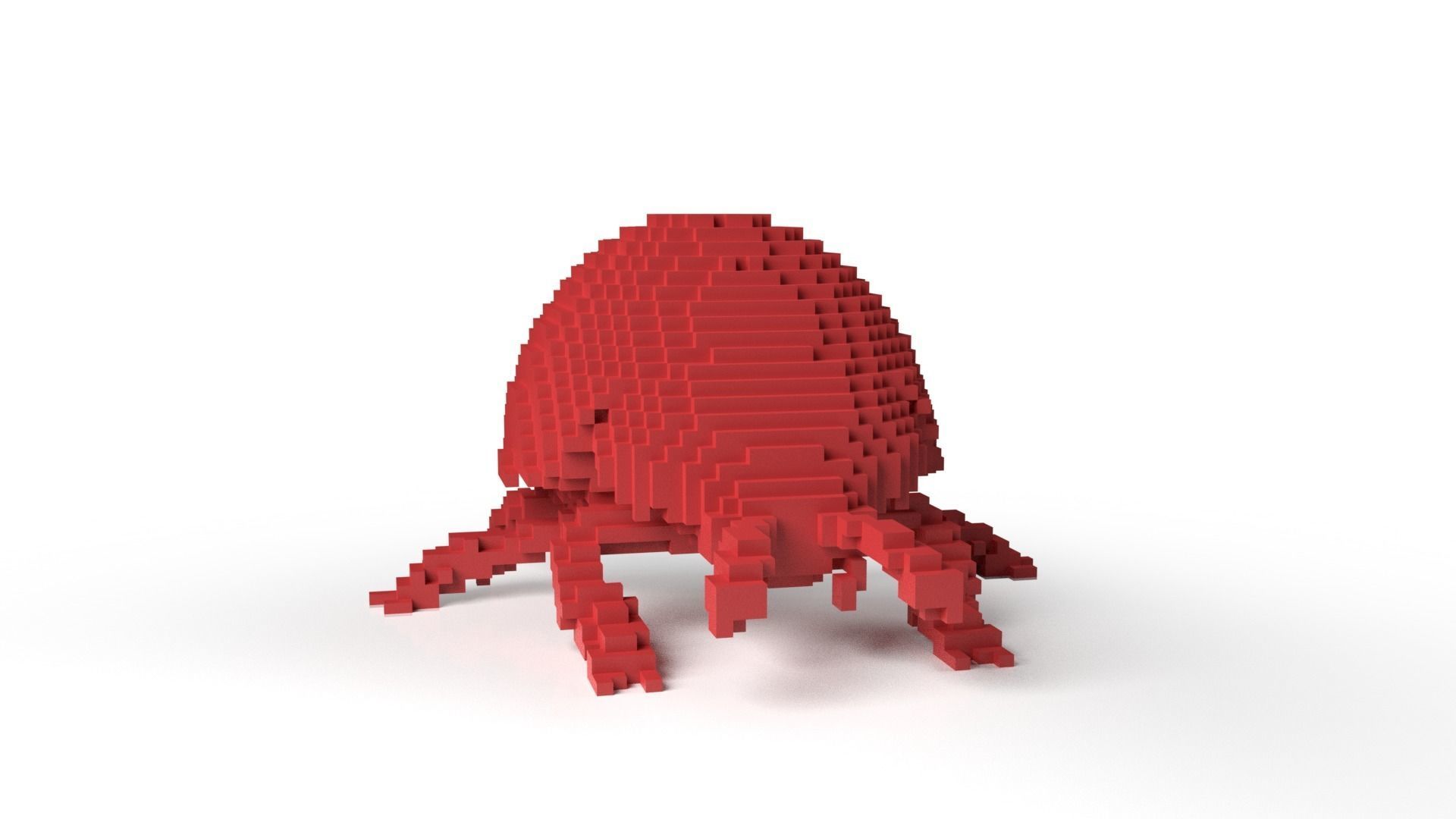 3D model Ladybird Minecraft Voxel VR / AR / low-poly | CGTrader