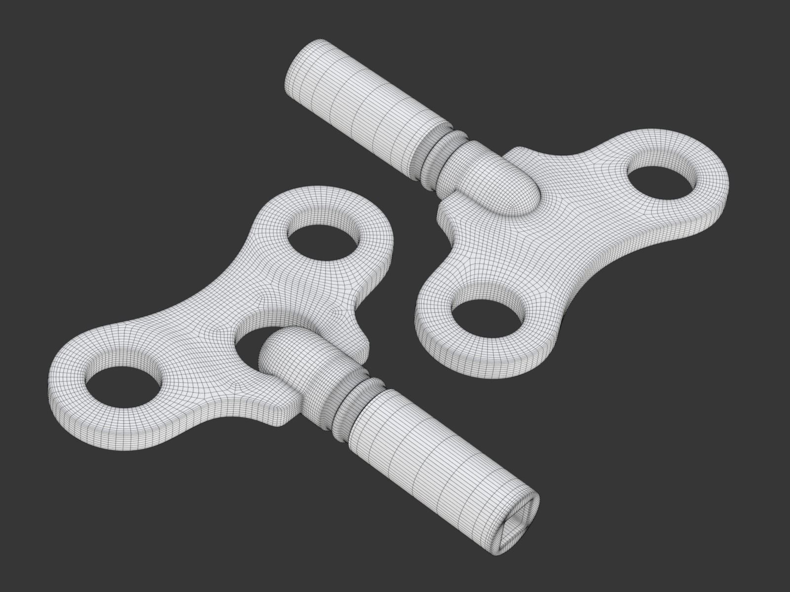 Winding Keys 3D model | CGTrader