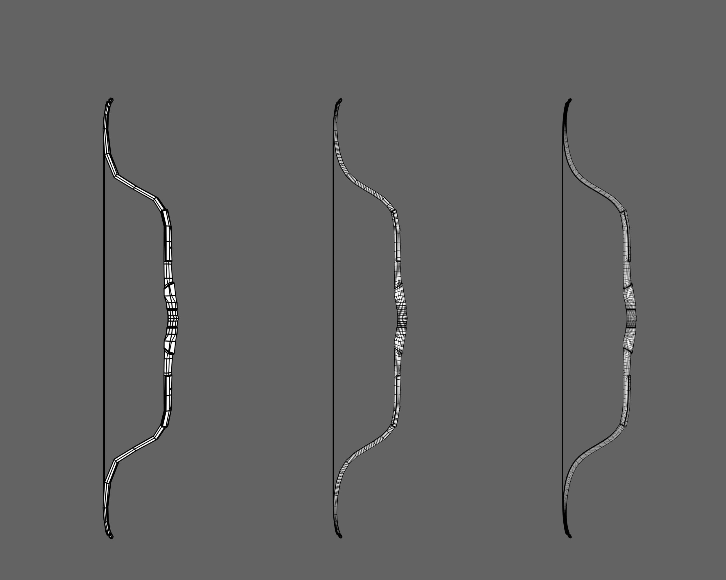 3D model Ancient Indo Persian Bow and Arrow VR / AR / low-poly | CGTrader