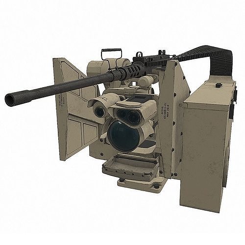 3D model CROWS KONGSBERG M2 VR / AR / low-poly | CGTrader