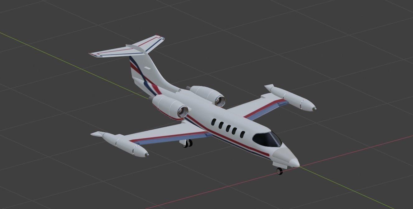 Learjet 35 36 3D model | CGTrader