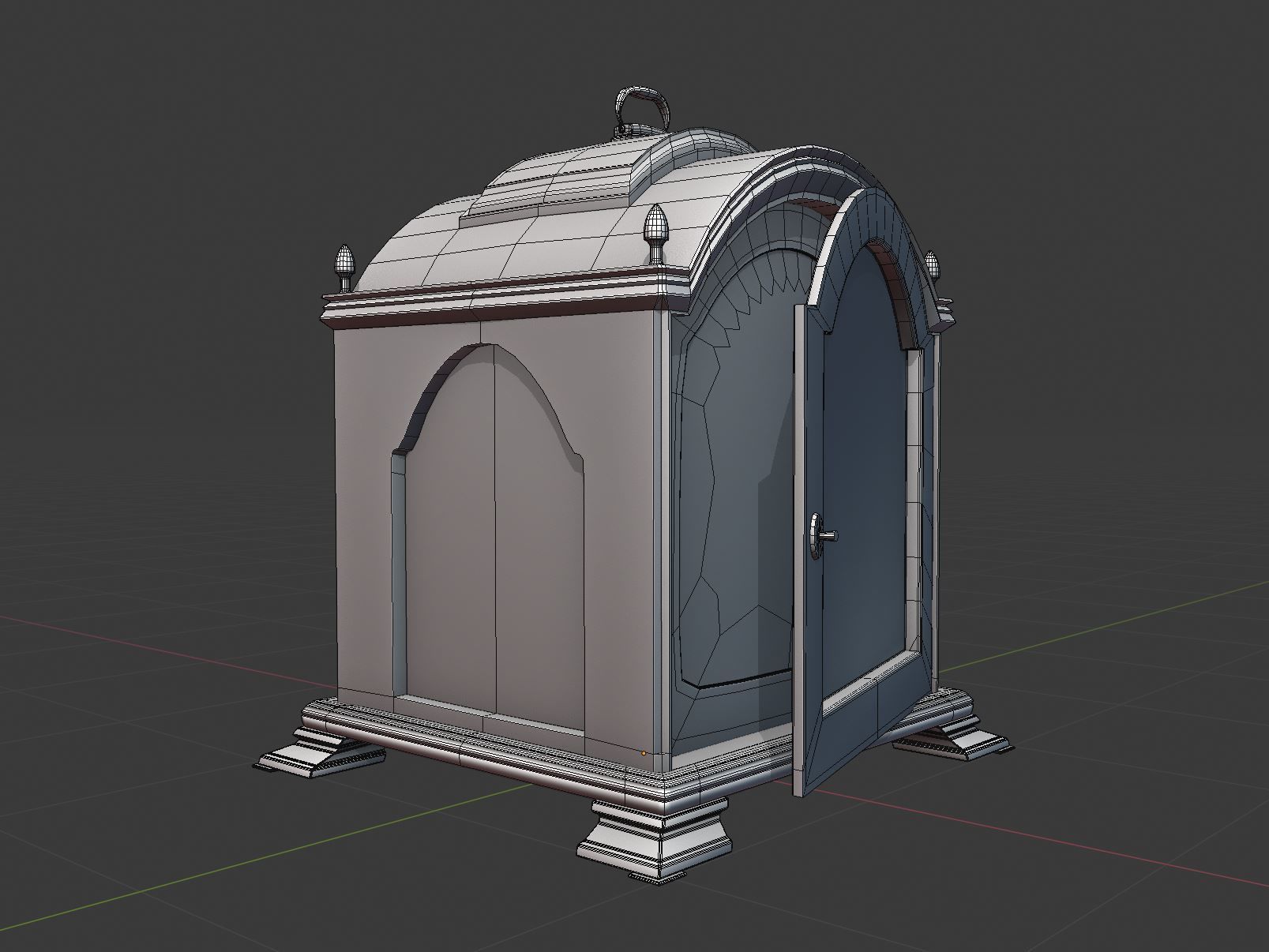 3D model Vintage Clock VR / AR / low-poly | CGTrader