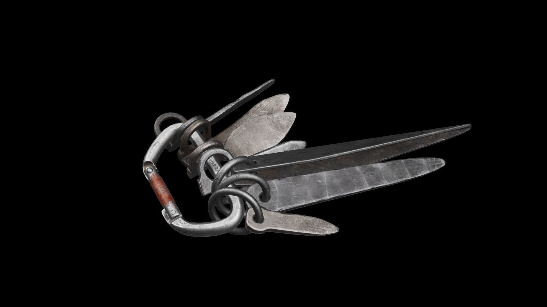 3D model Set of old climbing pitons VR / AR / low-poly | CGTrader