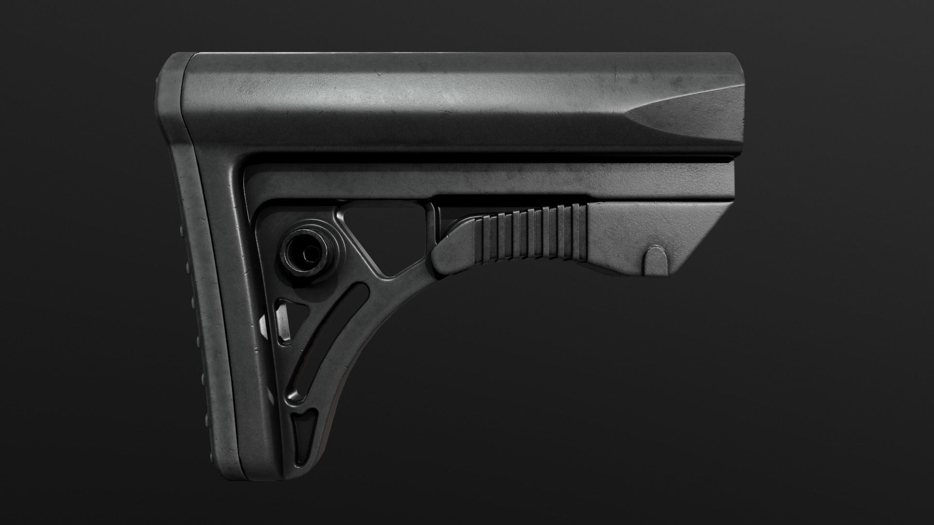 3D model Leapers UTG PRO Model 4 Ops S3 AR15 Collapsible Buttstock VR ...