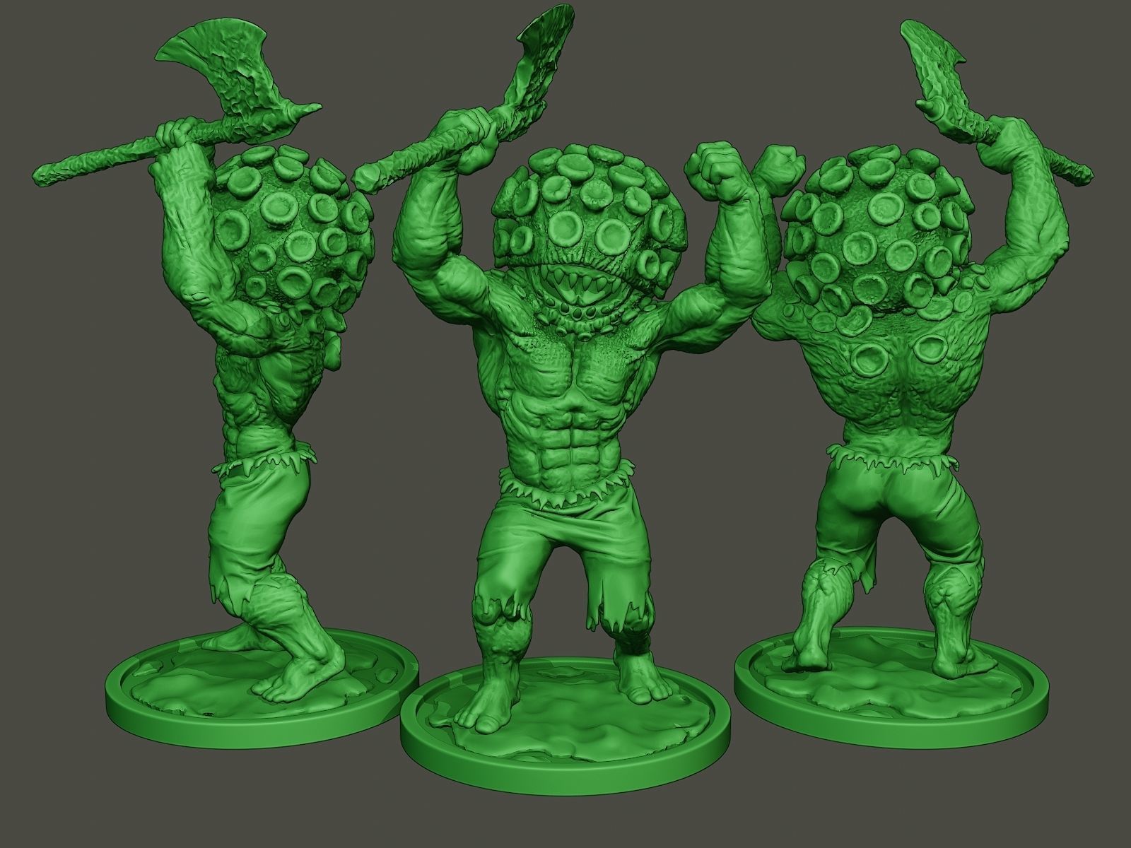 Humanoid virus 0002 3D model 3D printable | CGTrader