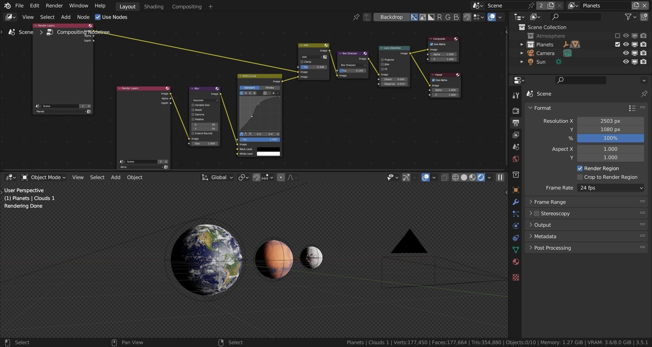 Earth Mars Moon Blender Planet Model Pack 3D model rigged | CGTrader